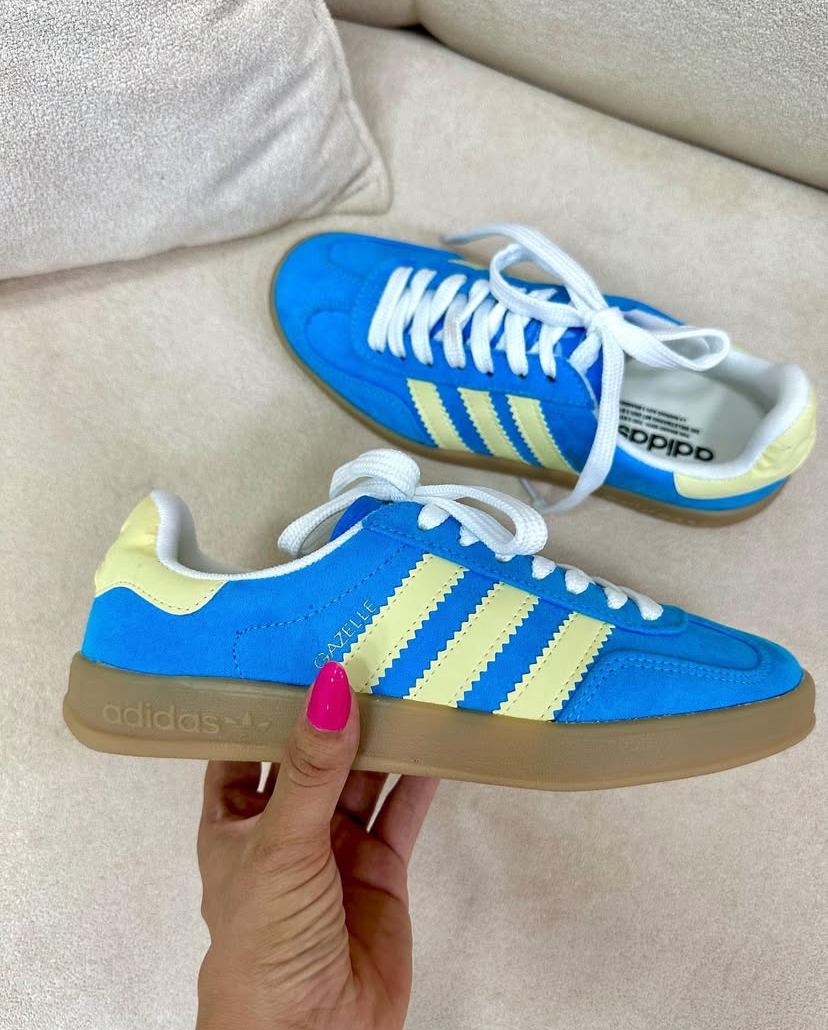 ADIDAS GAZELLE AZUL/AMARELO ( LINHA IMPORTADA ) – MND Store
